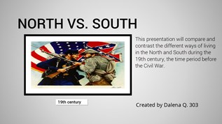 North VS. South at emaze Presentation