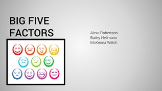 Big five factors at emaze Presentation