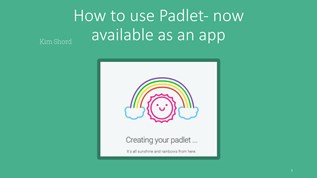 How to use Padlet- at emaze Presentation