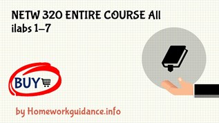 NETW 320 ENTIRE COURSE All ilabs 1-7 at emaze Presentation