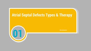 Atrial Septal Defects Type and Therapies at emaze Presentation