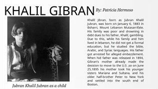 Khalil Gibran at emaze Presentation