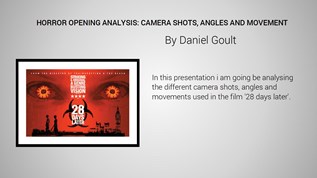 Horror Opening- Camera Angles, shots and movements at emaze Presentation