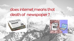 internet vs newspaper at emaze Presentation