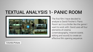 Textual analysis 1- Panic Room at emaze Presentation