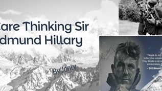 Care Thinking Sir Edmond Hillary at emaze Presentation
