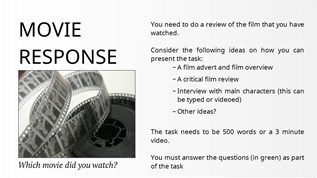 XRD MOVIE RESPONSE at emaze Presentation