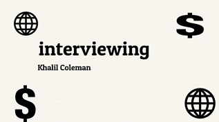 interviewing Khalil at emaze Presentation