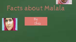 Facts about Malala at emaze Presentation