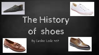 The History of shoes at emaze Presentation