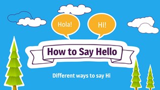 How to Say Hello at emaze Presentation