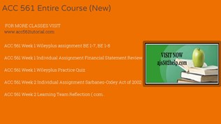 ACC 561 tutorial peer educator acc561tutorialdotcom at emaze Presentation