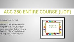 ACC 250 UOP professional tutor acc250dotcom at emaze Presentation