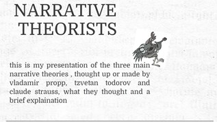 narrative theory at emaze Presentation
