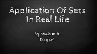 Application Of Sets at emaze Presentation