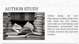 Author Study at emaze Presentation