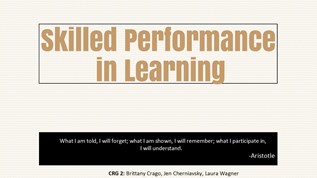 Skilled Performance in Learning at emaze Presentation