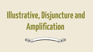Illustrative,amplification and disjuncture at emaze Presentation