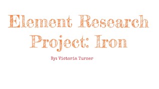 Element Research Project at emaze Presentation