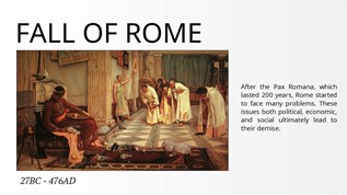 Fall of Rome at emaze Presentation