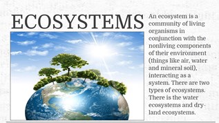 Water-Related Ecosystems at emaze Presentation