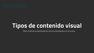 Tipos de contenido visual at emaze Presentation