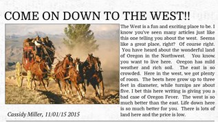 Oregon 1850 at emaze Presentation