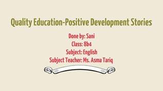 Quality education at emaze Presentation