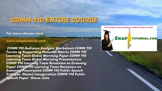 COMM 110 Apprentice tutorssnaptutorial at emaze Presentation