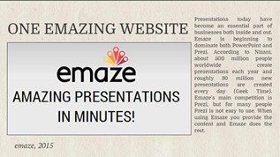 One Emazing Website at emaze Presentation