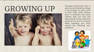 Transitioning from Child to Adult Citizen at emaze Presentation