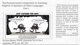 The Pronunciation Component Part 1 at emaze Presentation