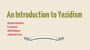 Introduction to Yezidism at emaze Presentation