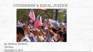Citizenship & Equal Justice at emaze Presentation