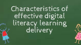Characteristics of digital literacy delivery at emaze Presentation
