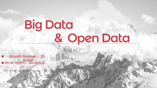 Big Data open data at emaze Presentation