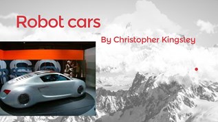 Robot cars at emaze Presentation