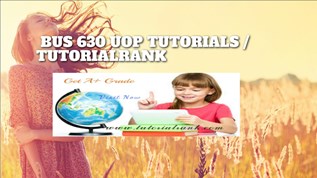 BUS 630 uop tutorials tutorialrank at emaze Presentation