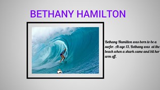 Bethany Hamilton at emaze Presentation