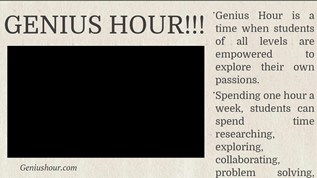 Genius Hour at emaze Presentation