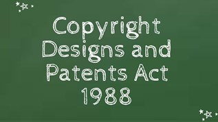 Copyright Designs and Patent Act at emaze Presentation