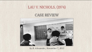Lau v. Nichols Case Review at emaze Presentation