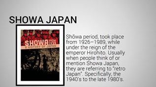 Showa Japan at emaze Presentation