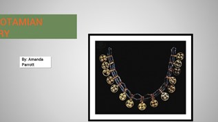 Mesopotamian Jewelry at emaze Presentation