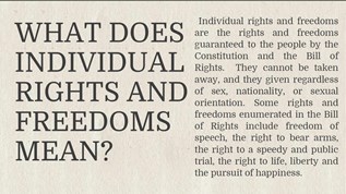 Individual Rights and Freedoms at emaze Presentation