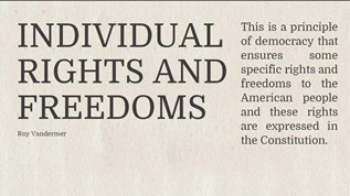 Individual Rights and Freedoms Project at emaze Presentation