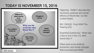 WW1 effects at emaze Presentation