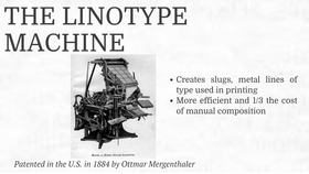 The Linotype Machine at emaze Presentation