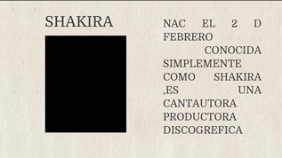 shakira at emaze Presentation