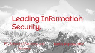 Leading Information Security at emaze Presentation